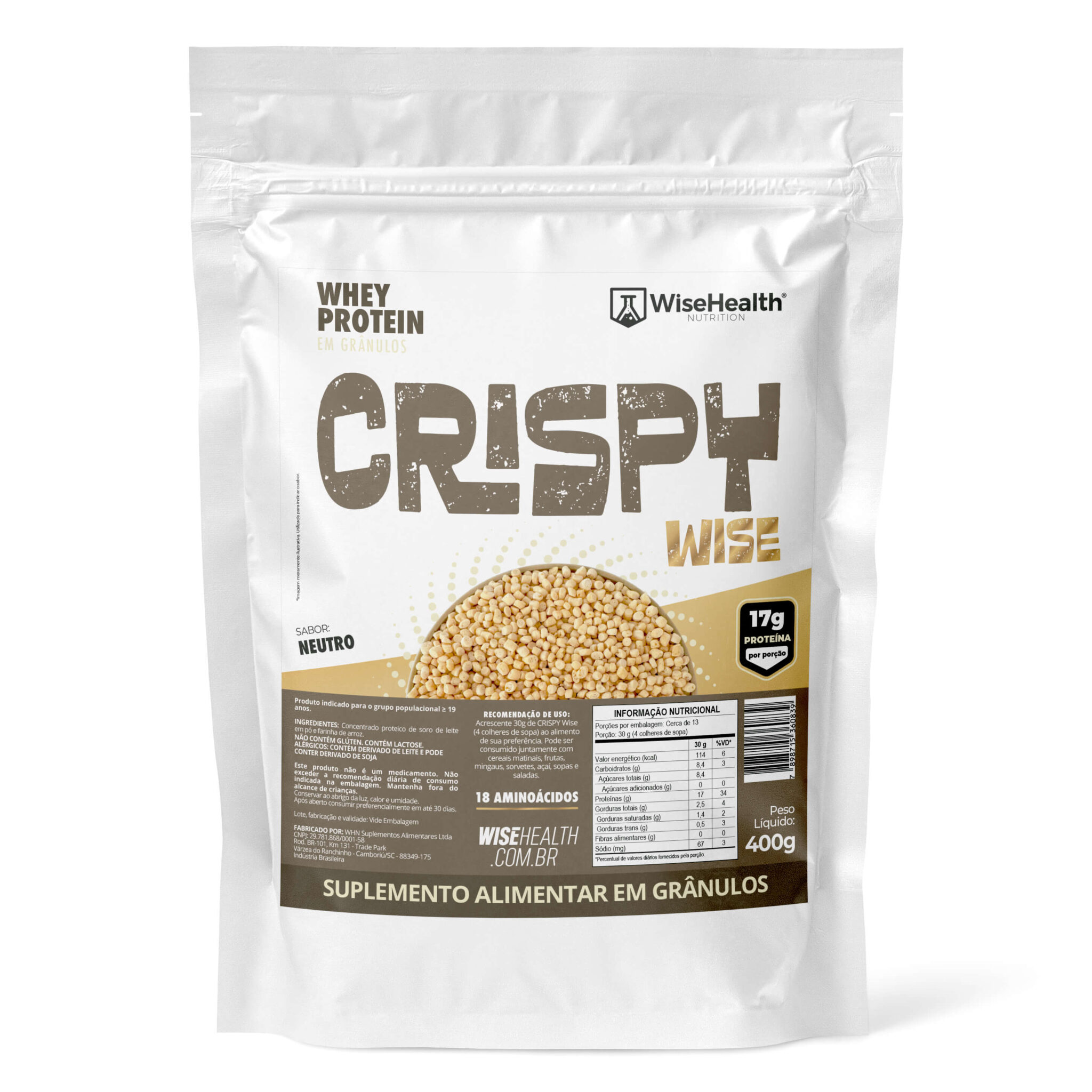 Whey Protein Concentrado (WPC) - WiseHealth® Nutrition